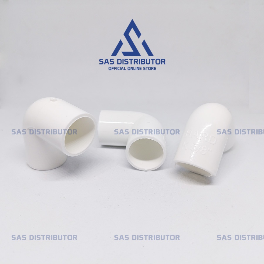 Jual Keni 5/8" inch Putih Hard / Knee 5/8" Conduit PVC / Knie 5/8 ...