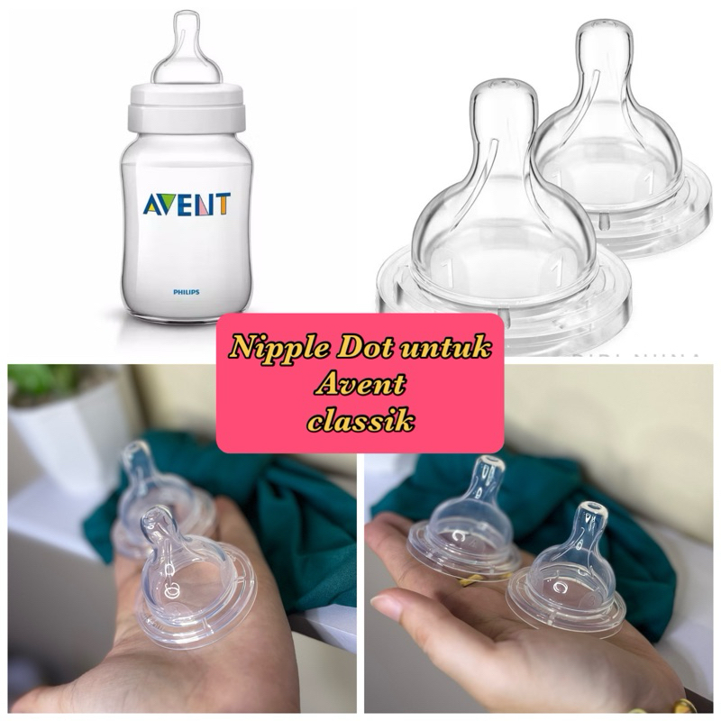 Jual Dot Wideneck cocok untuk Botol Philips Classic Plus dengan Anti ...