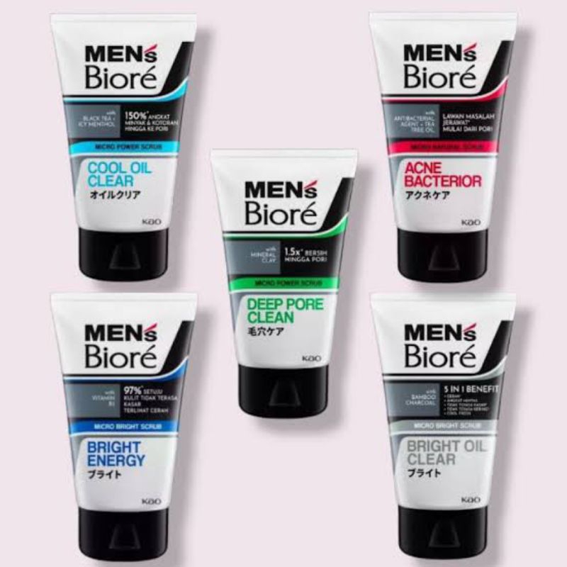 Jual BIORE MEN FACIAL FOAM 100ML | Shopee Indonesia
