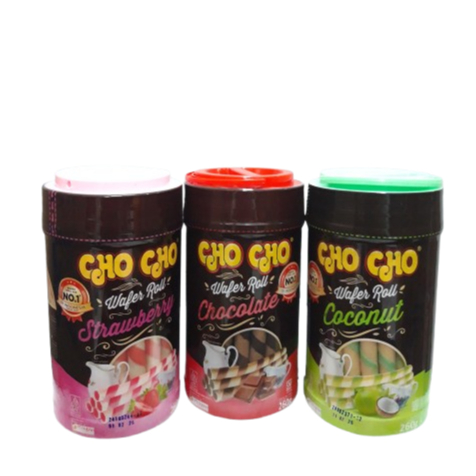 Jual ROTI KALENG CHO CHO WAFER ROLL 260g CHOCHO ASTOR/centraltrenggalek ...