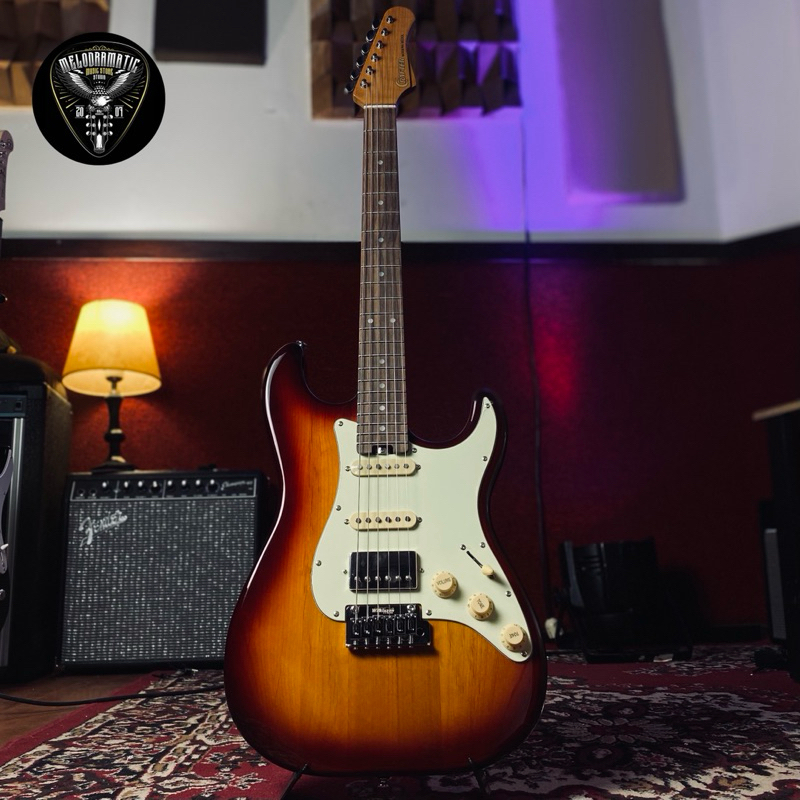 Jual GITAR ELECTRIC CRAFTER MODERN SEOUL S VVS ROSEWOOD T SUNBURST ...