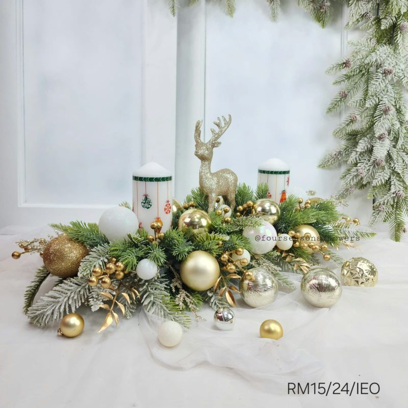 Jual Rangkaian Natal Memanjang/Arrangement Table Christmas/Dekorasi ...