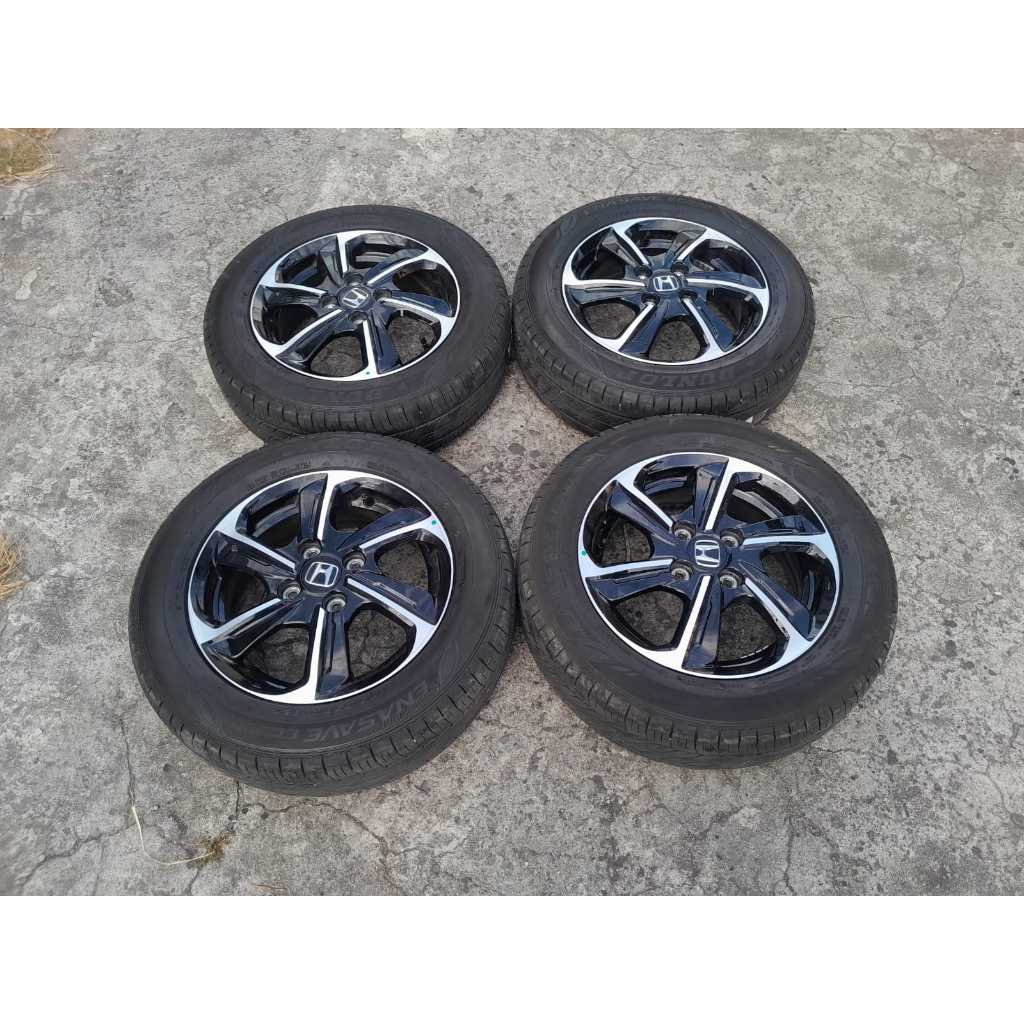 Jual VELG MOBIL ORI STD BRIO RING 14 LEBAR 5 PCD 4X100 ET50 + BAN DUNLOP 175/65R14 2024 AGYA ...