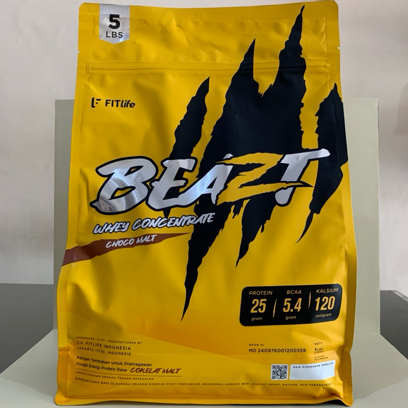 Jual Fitlife Beazt Whey Protein Concentrate 5Lbs | Shopee Indonesia