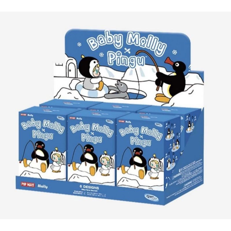 Jual Molly x Pingu plushie keychain popmart | Shopee Indonesia