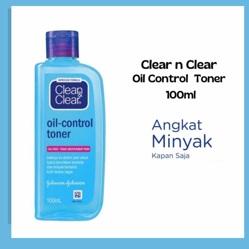 Jual Clean & Clear Oil Control Toner 100 Ml | Shopee Indonesia