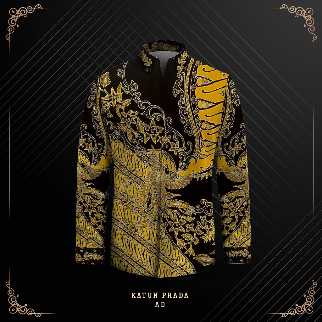 Jual Bahan batik tulis katun prada kemeja batik tulis pria premium ...