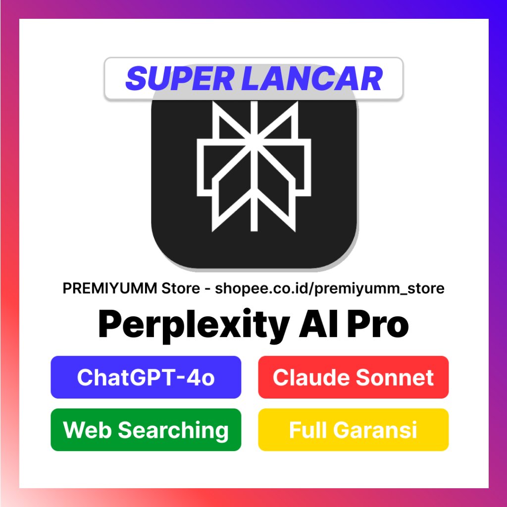 Jual PERPLEXITY AI PRO PREMIUM 3 BULAN | (ChatGPT-4o & Claude) | Shopee ...