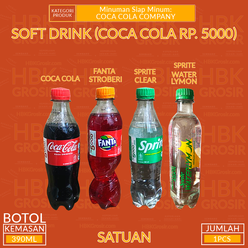 Jual Aneka Soft Drink Coca Cola Medium-Sized Botol 390ML | Shopee Indonesia
