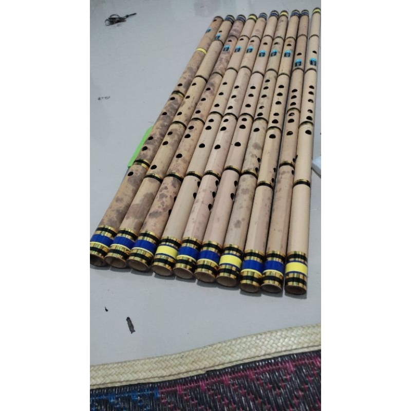 Jual suling bambu kualitas pentas, sudah tuner bijian nada akurat bambu ...