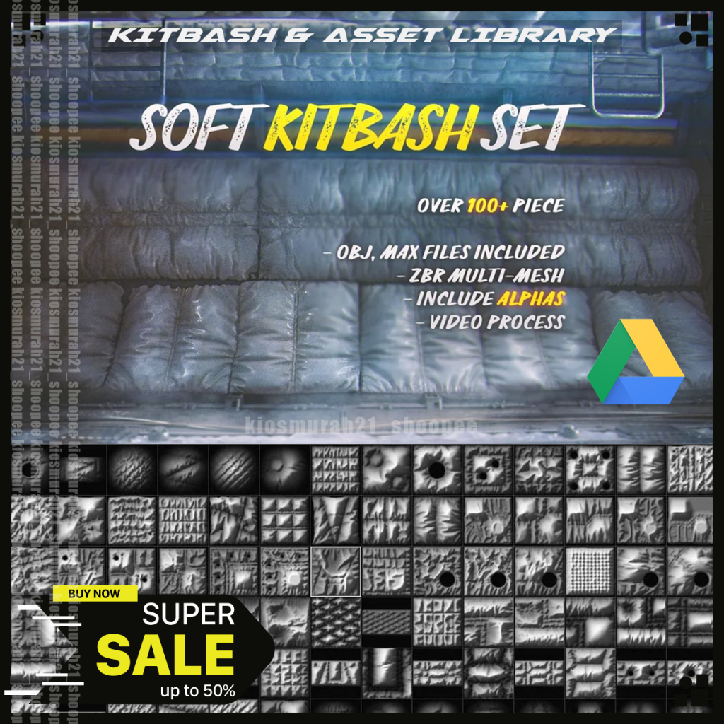 Jual Soft Kitbash Set Kitbash 3D Model Asset Library | Shopee Indonesia