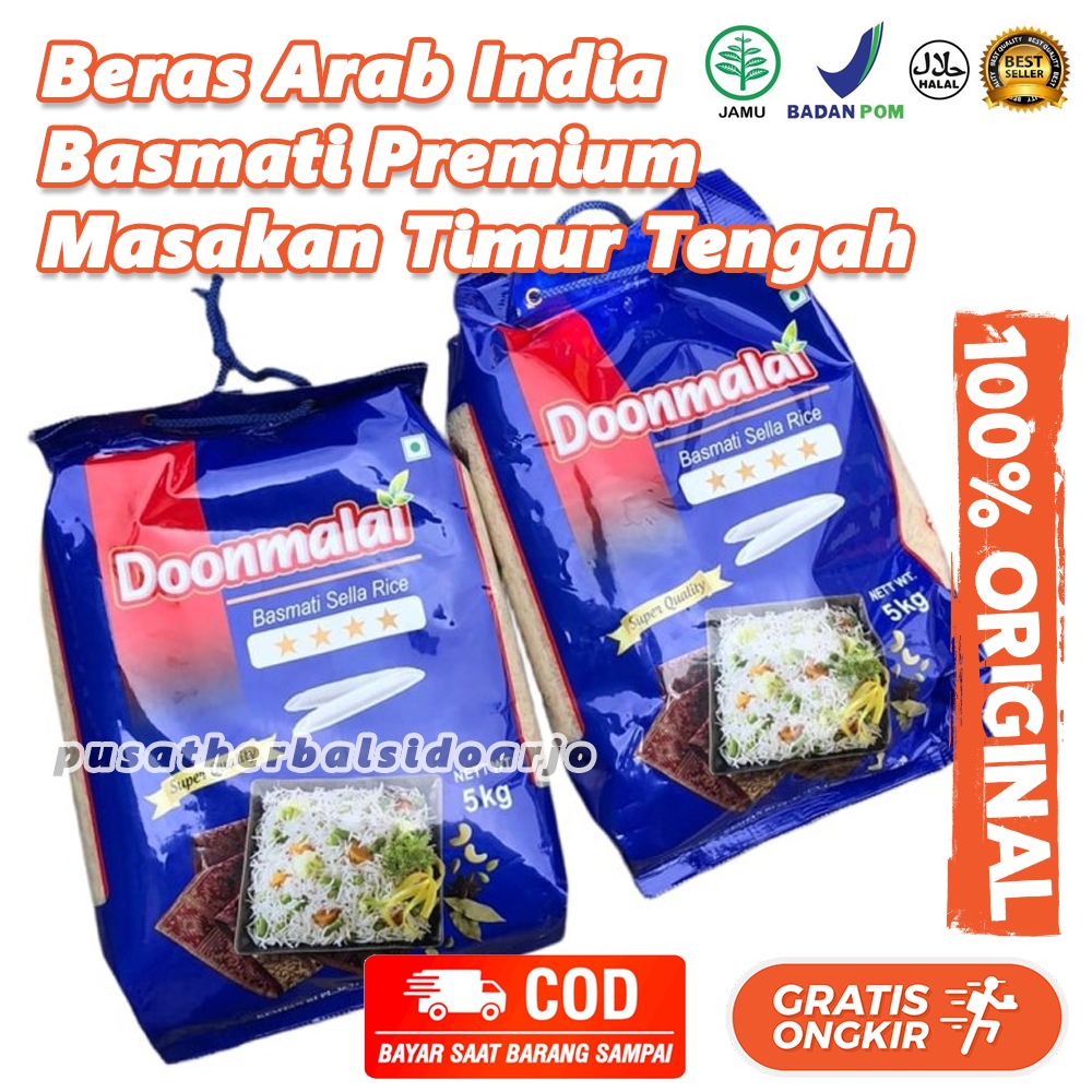 Jual Beras Basmati Doonmalai 5kg Premium Sella New Import Doonmalai 5 ...
