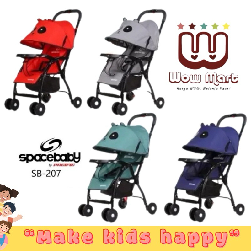 Jual SPACEBABY BABY STROLLER SB- 207 Kereta Dorong Anak Bayi Bisa ...