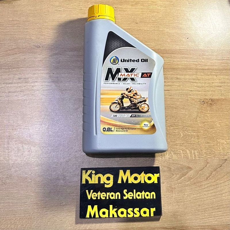 Jual United MX Oil Matic AT Motor 0.8L | Shopee Indonesia