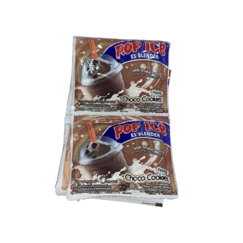 Jual pop ice es blender rasa choco cokies isi 10 pcs | Shopee Indonesia