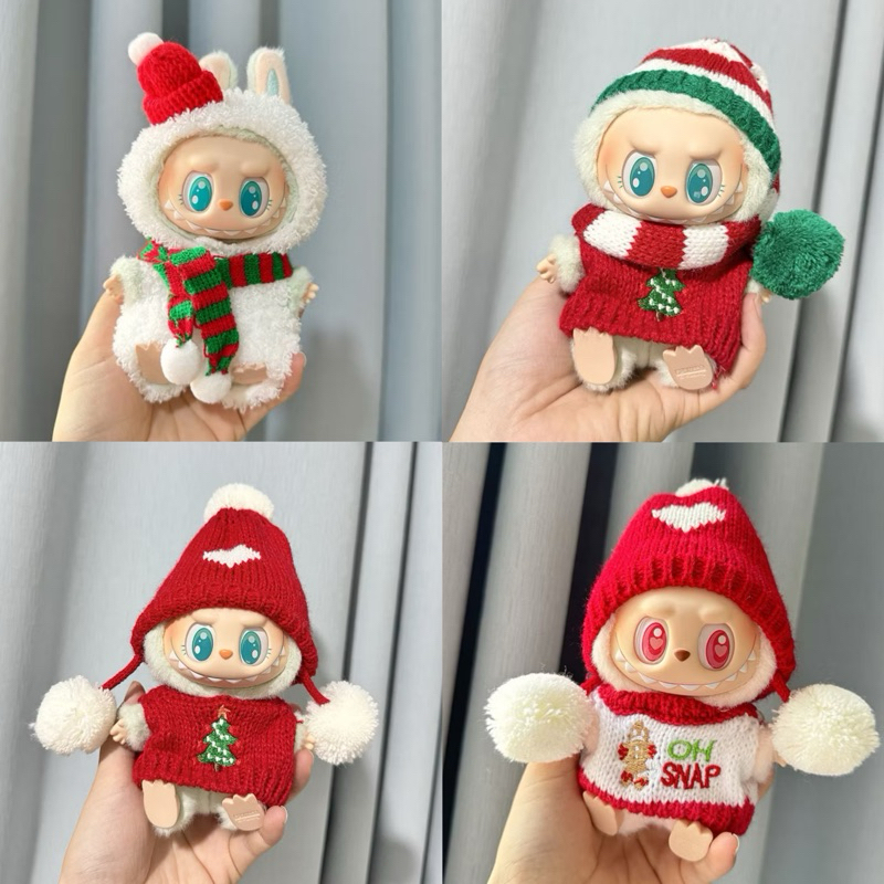 Jual [READY] CHRISTMAS EDITION/ COSTUME/ KNIT/ OUTFIT LABUBU POPMART ...