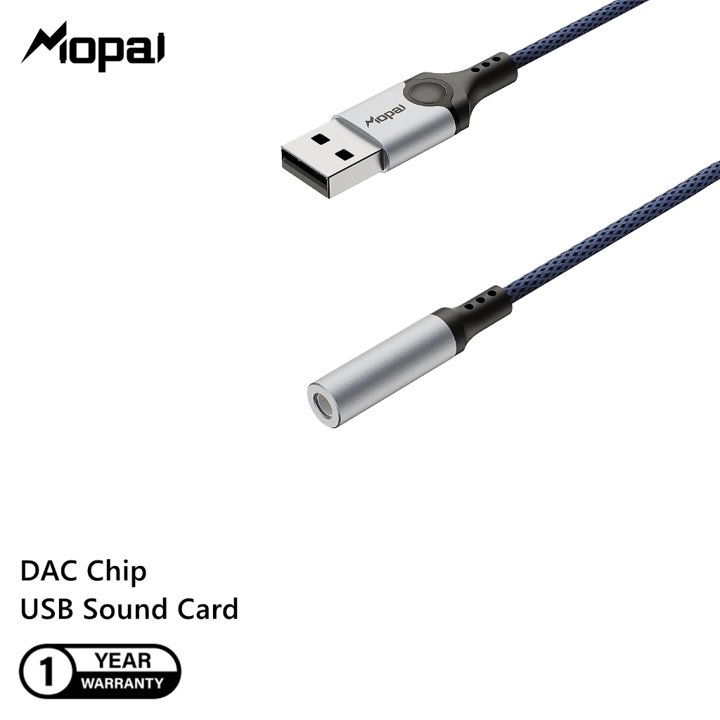 Jual Mopai KT291 Adapter DAC Sound Card External USB To Jack Audio 3 ...