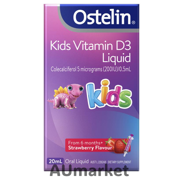 Jual Ostelin Kids Vitamin D LIQUID - D3 for Childrens Bone Health ...