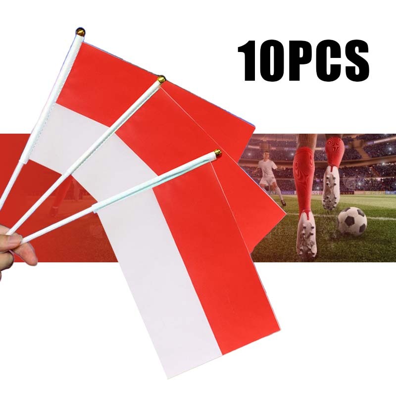 Jual 10pcs Bendera Merah Putih Kecil Bendera Indonesia Kecil Serbaguna ...