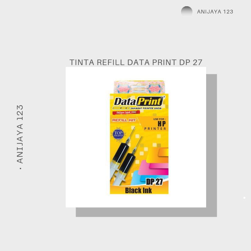Jual TINTA REFILL DATA PRINT DP 27 USE FOR HP | Shopee Indonesia