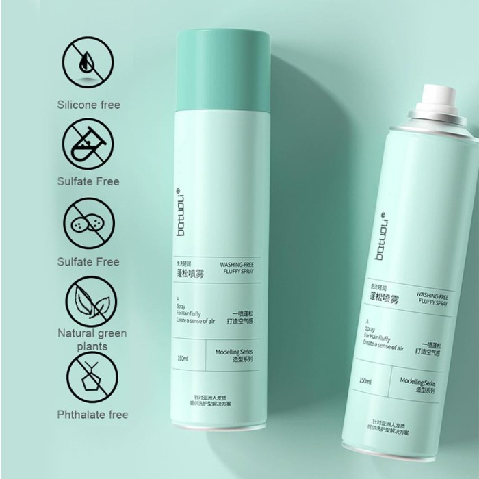 Jual Dry Shampoo 150ML Hair Spray Semprotan Rambut Kering Fluffy ...