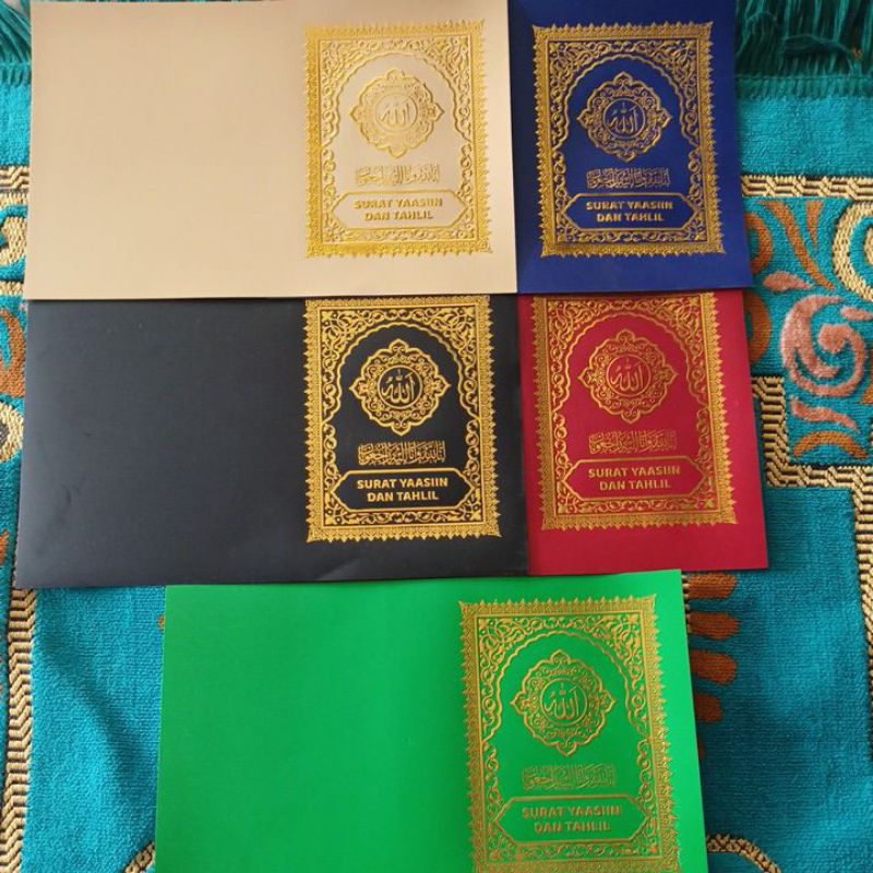 Jual Soft Cover Poly Embos Emas Untuk Yasin Standar | Shopee Indonesia