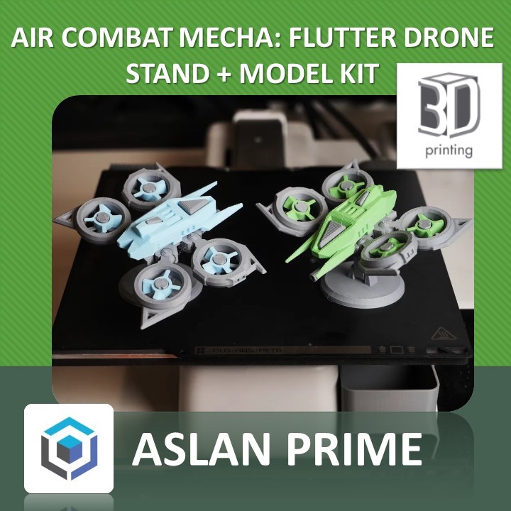 Jual FLUTTER DRONE AIR COMBAT MECH MECHA STAND MODEL KIT POSEABLE ...