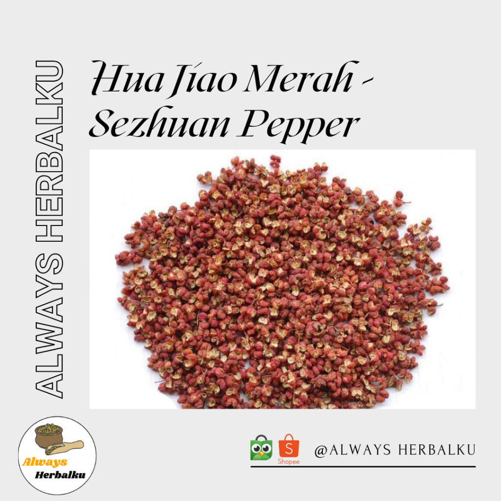 Jual Hua jiao merah / Sze chuan / Pepper corn / Si chuan / Biji mala ...