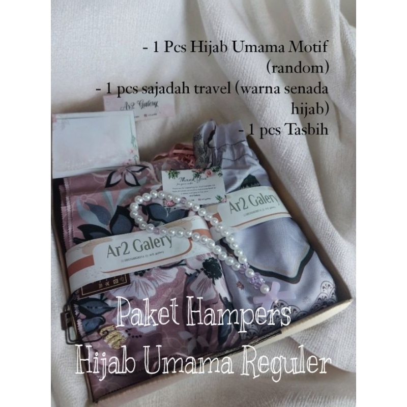 Jual Paket Hampers Hijab Umama Reguler/Gift Box/Kado Hari Ibu Hari guru ...