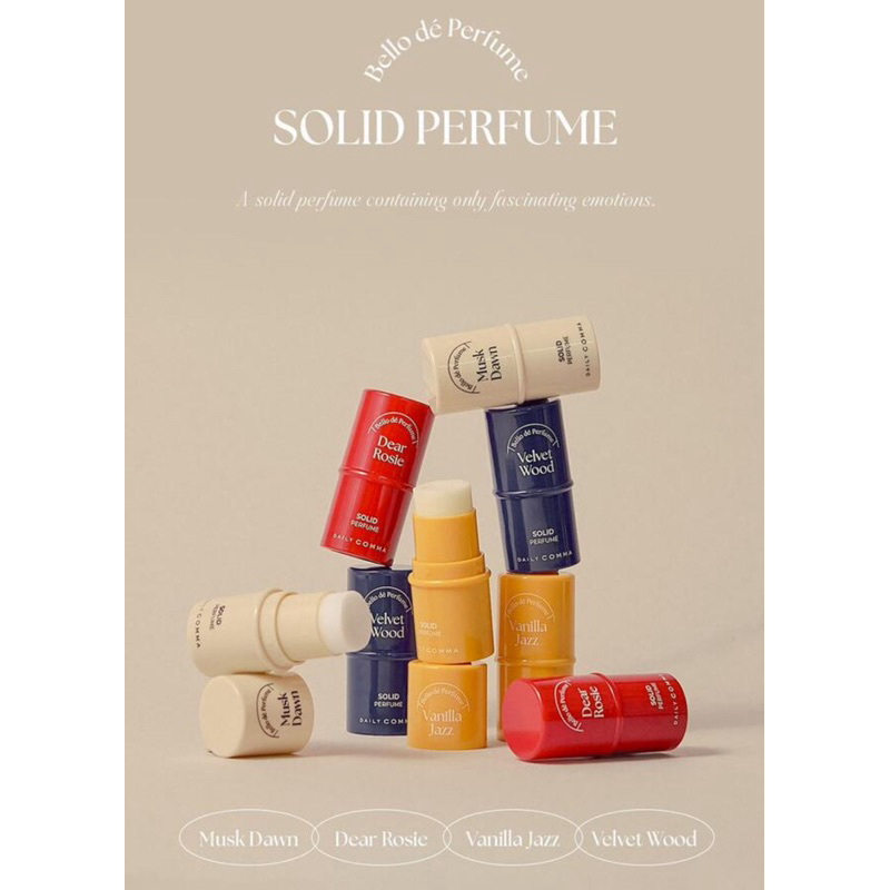 Jual [PRE ORDER] DAILY COMMA SOLID PERFUME STICK BALM PERFUME DAILY ...