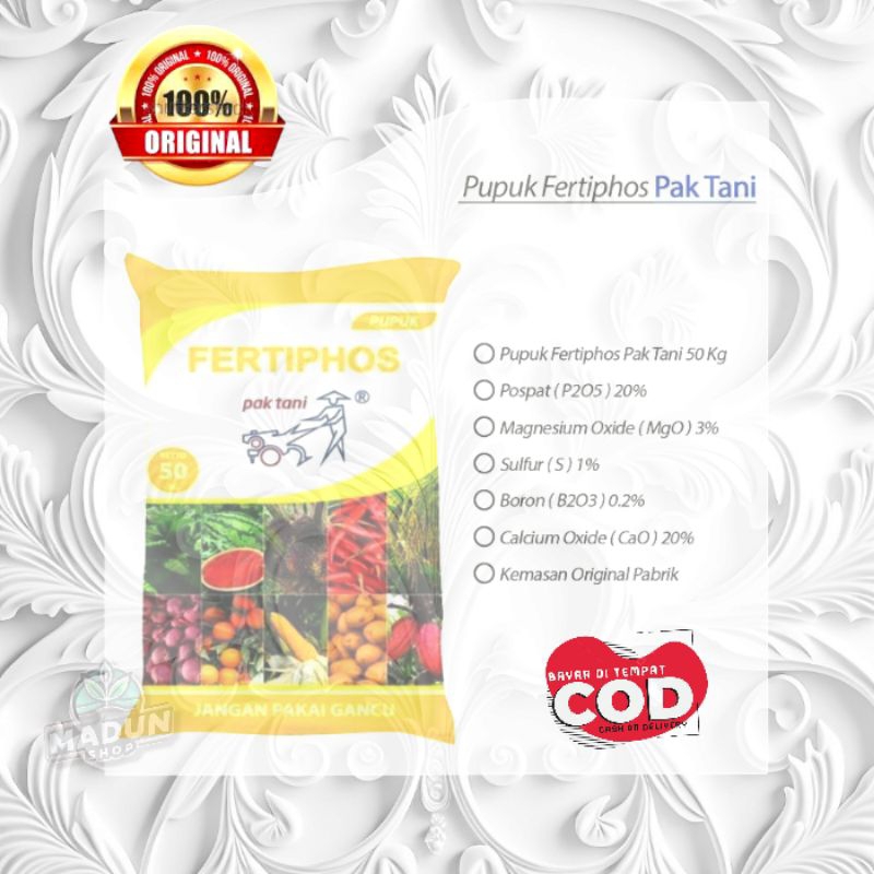 Jual pupuk fertiphos pak tani Repack kemasan 50Kg | Shopee Indonesia