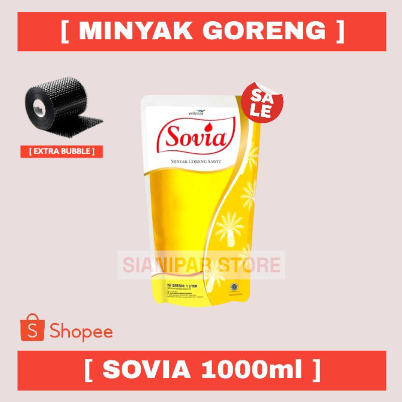 Jual SOVIA Minyak Goreng Refill Pch 1L - 1000ml | Shopee Indonesia