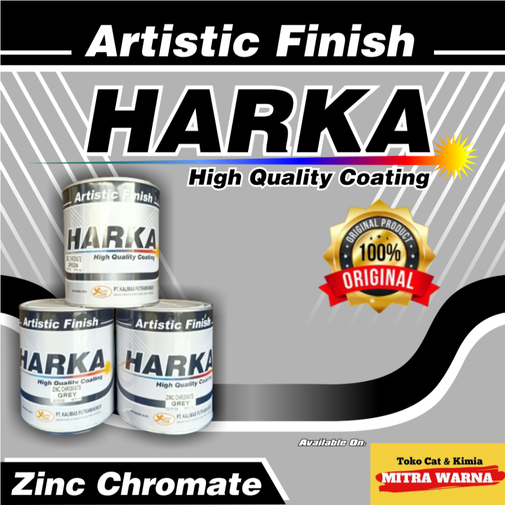 Jual Cat Zinc Chromate Harka / Cat Besi Dan Kayu / Cat Zinc Chromate ...