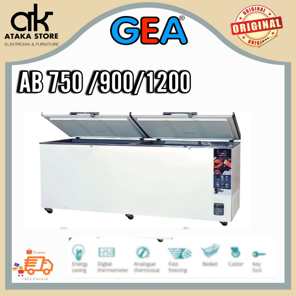 Jual CHEST FREEZER GEA AB750 / AB900 / AB1200 Freezer Box GEA Lemari ...