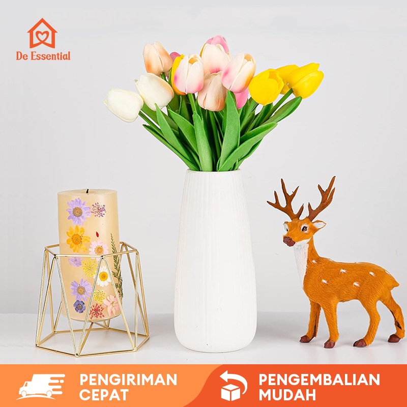 Jual De Essential Bunga Tulip Plastik P0554 Dekorasi Bunga Buatan ...