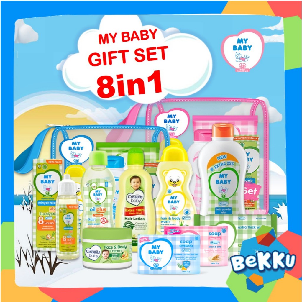 Jual My Baby Pack Set 8 in1 - Paket Hadiah - Gift Pack - Body Wash ...