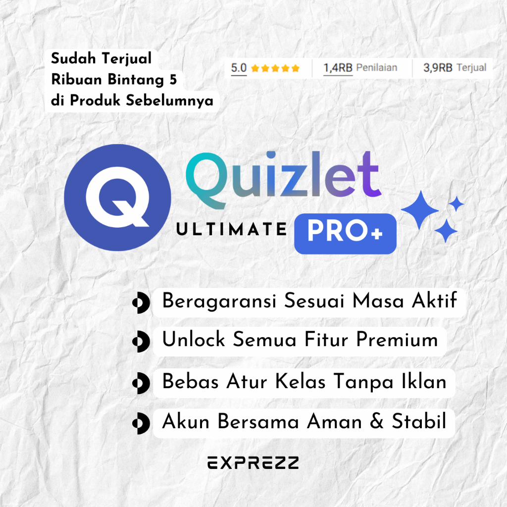 Jual Quizlet Plus For Teacher/ Student Premium 1 Bulan | Shopee Indonesia