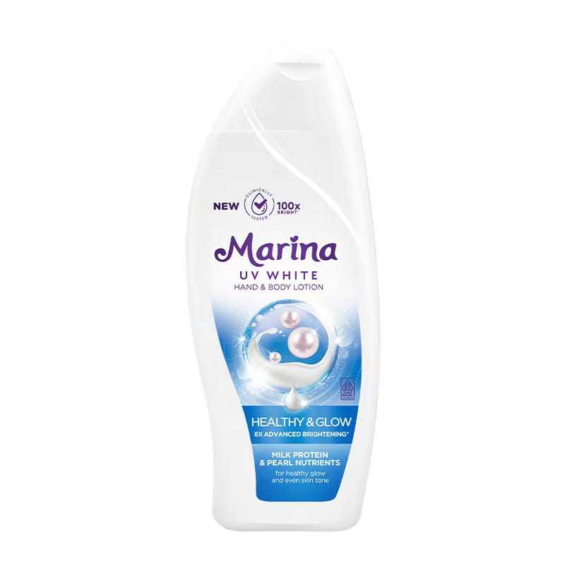 Jual MARINA BODY LOTION UV WHITE HEALTHY AND GLOW 185ML | Shopee Indonesia