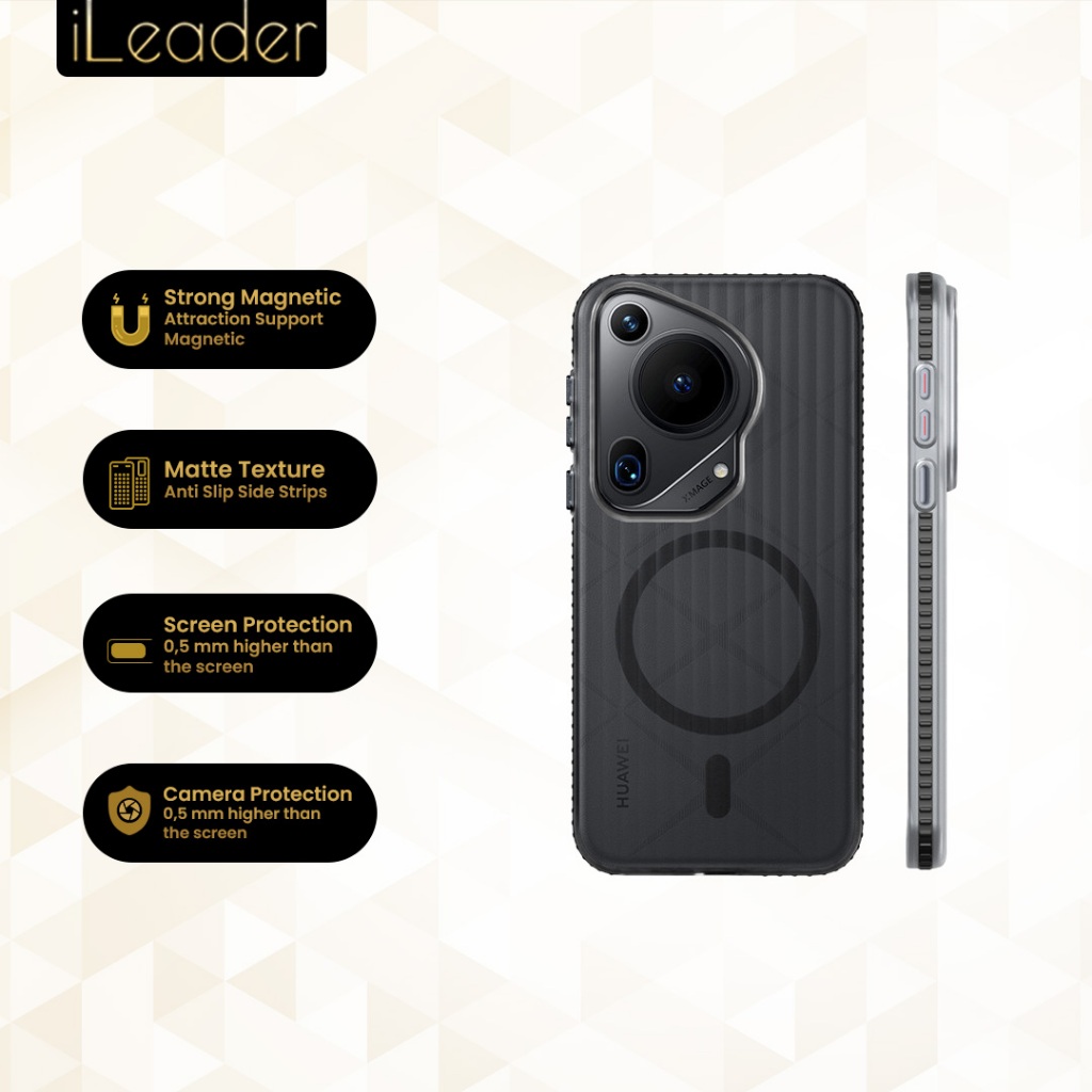 Jual iLeader HUAWEI Pura70 Ultra Matte Protective Case with Magsafe ...