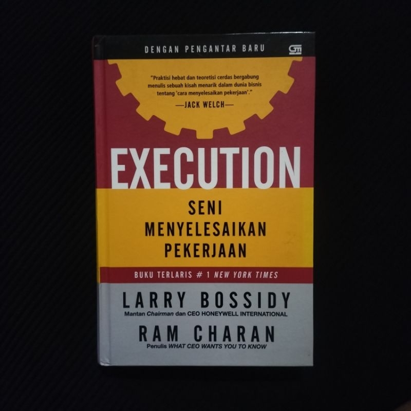 Jual Buku Original • EXECUTION • Seni Menyelesaikan Pekerjaan | RAM ...