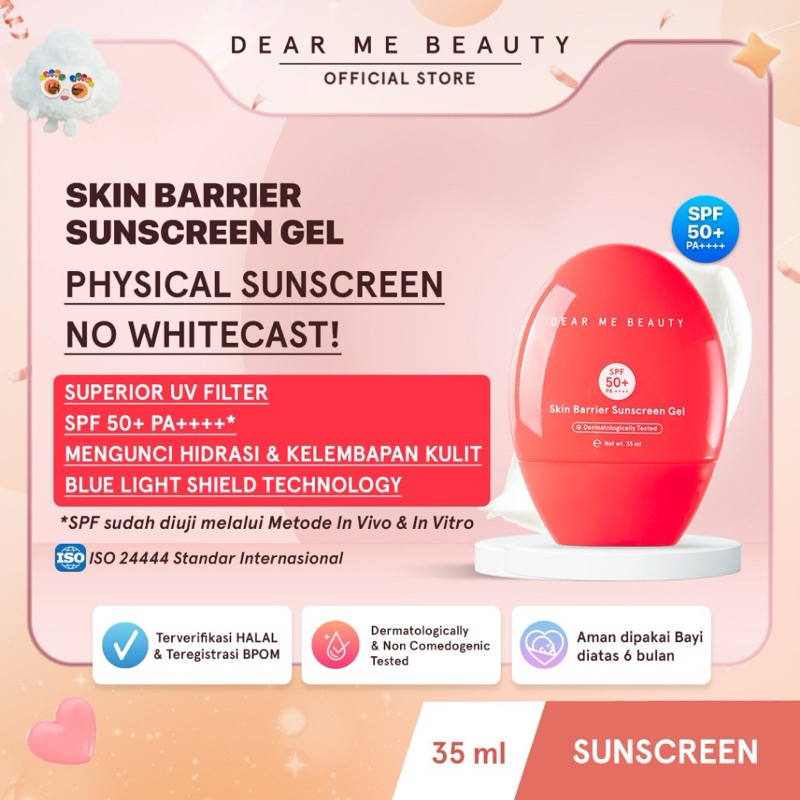 Jual Dear Me Beauty [REAL SPF Certified] Skin Barrier Physical ...