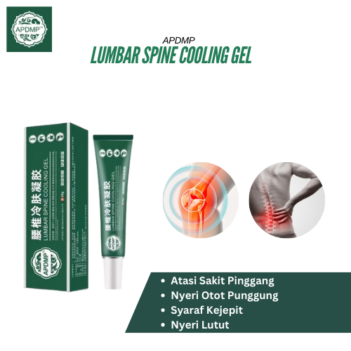 Jual Lumbar Spine Cooling Gel Cream Lutut Gel Pereda Nyeri Lumbar Spine ...
