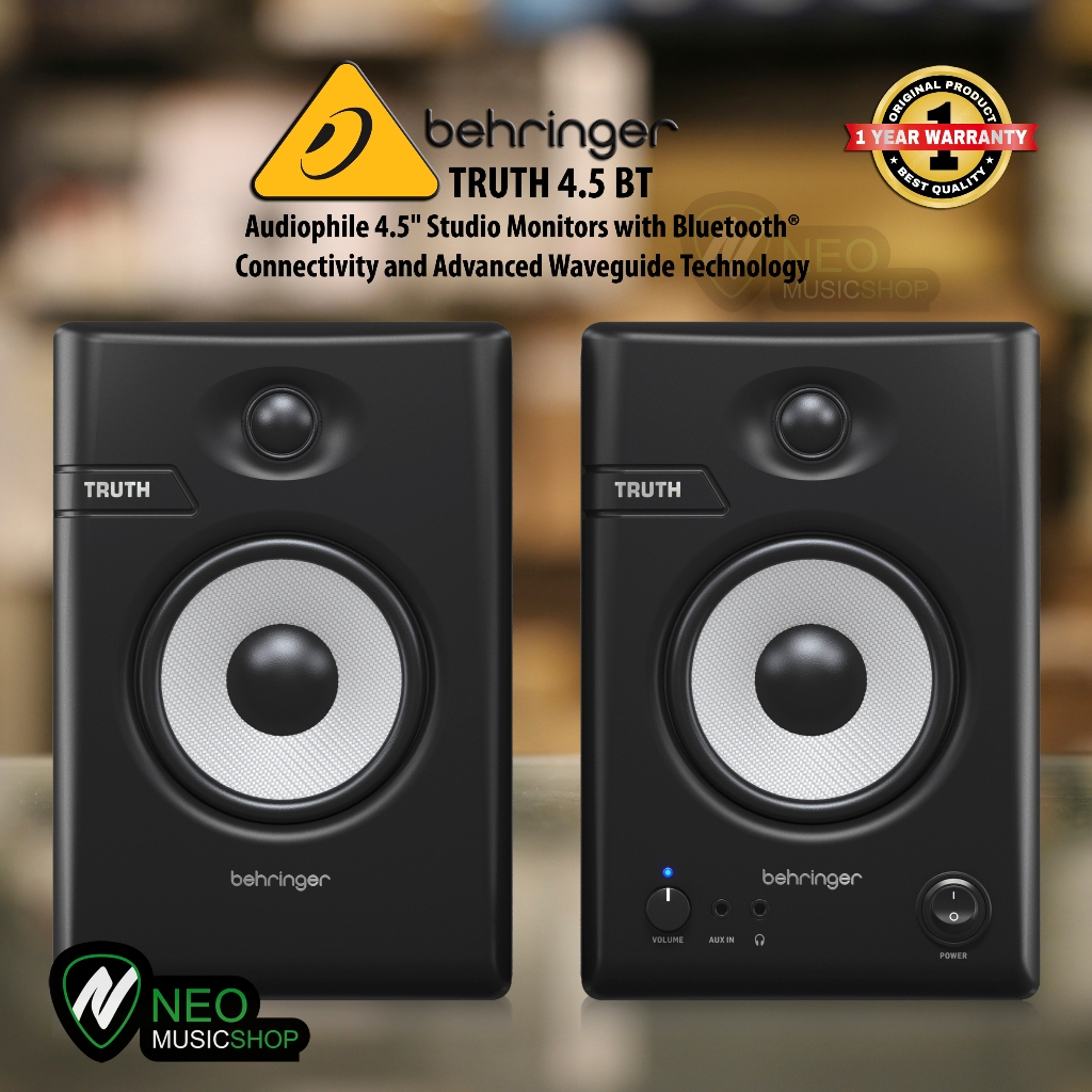 Jual Behringer TRUTH 4.5 BT Audiophile 4.5" Studio Monitors with Bluetooth | Shopee Indonesia