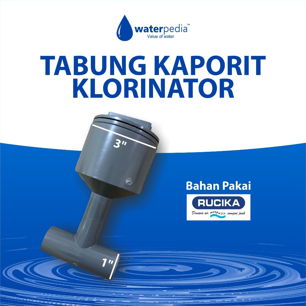 Jual Tabung Kaporit/Klorin Tablet - Klorinator | Shopee Indonesia
