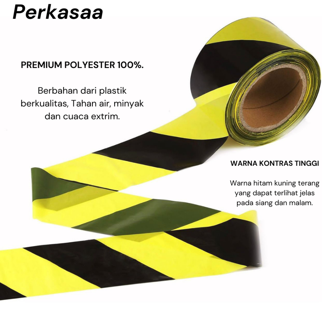 Jual Police Line / Garis Polisi 2 inch x 300 meter / Barricade Tape ...