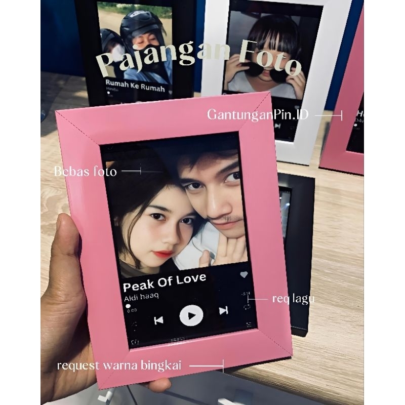 Jual Pigura Custom Spotify / Bingkai Foto Custom / Pigura 4R / Kado ...