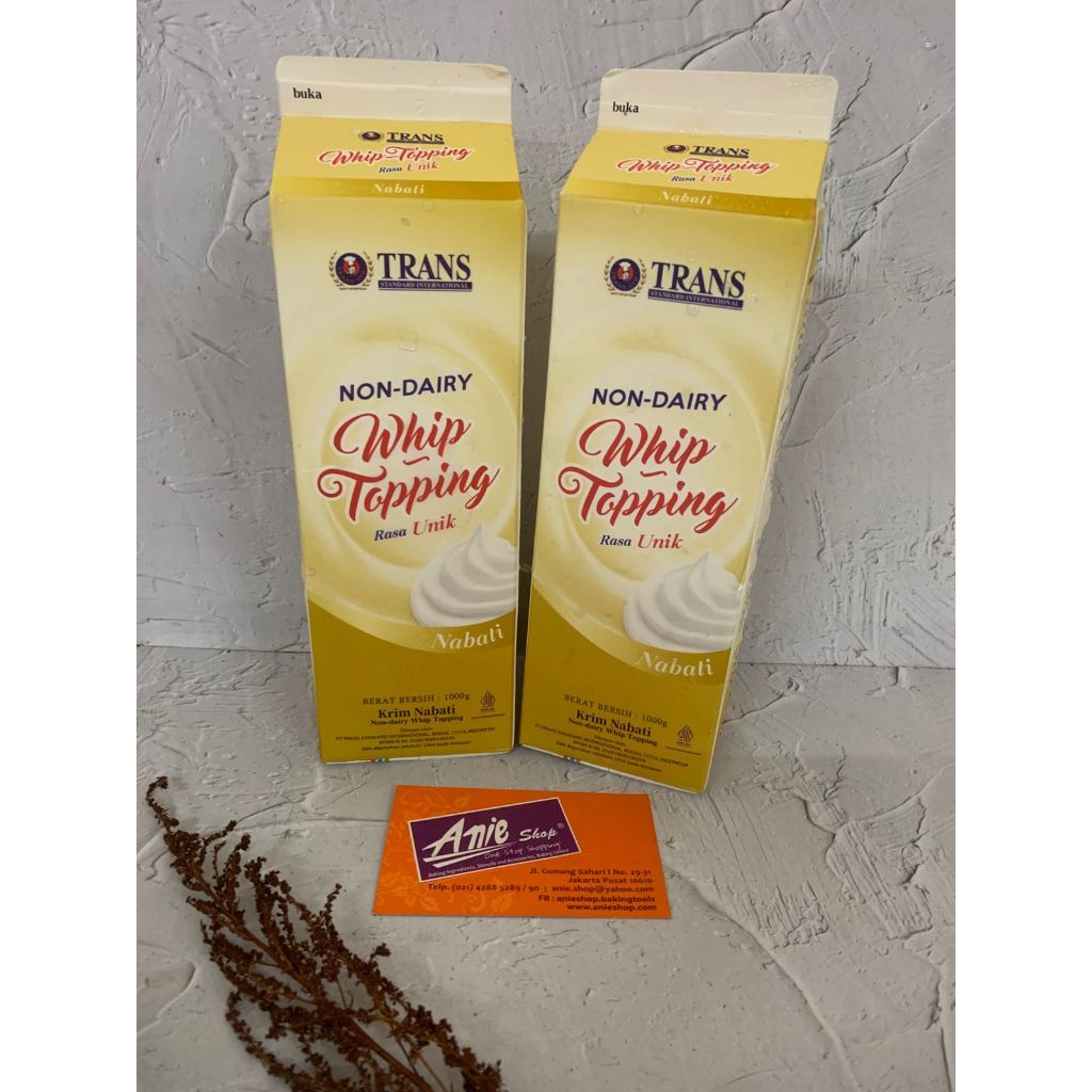Jual Trans Whipping Cream Gold 1 liter/krim nabati cair trans gold 1 ...