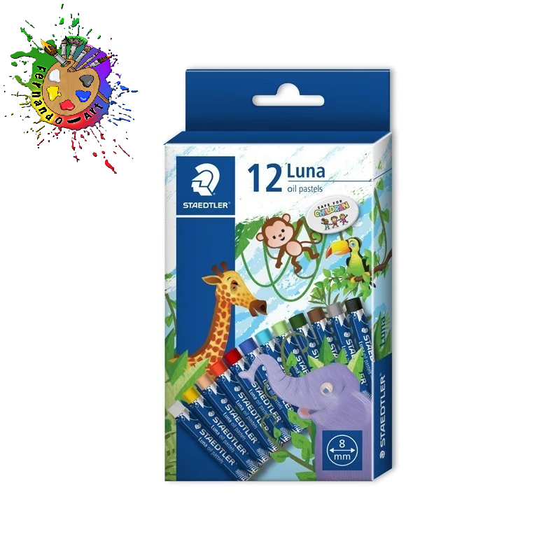 Jual Crayon / Krayon Staedtler Luna Oil Pastel 12 Warna | Shopee Indonesia