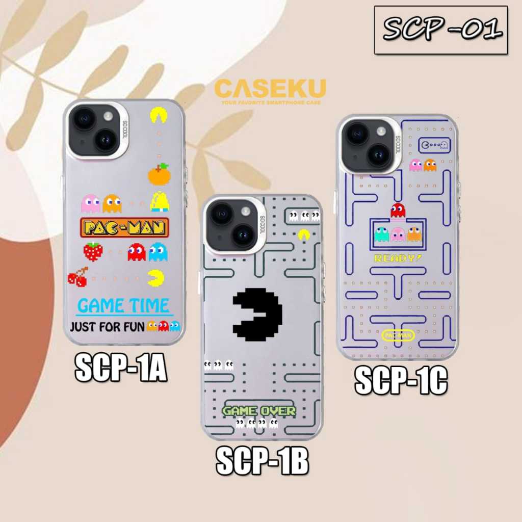 Jual Premium Matte Hard Case Antishock Casing Hp PacMan Game Over SCP ...