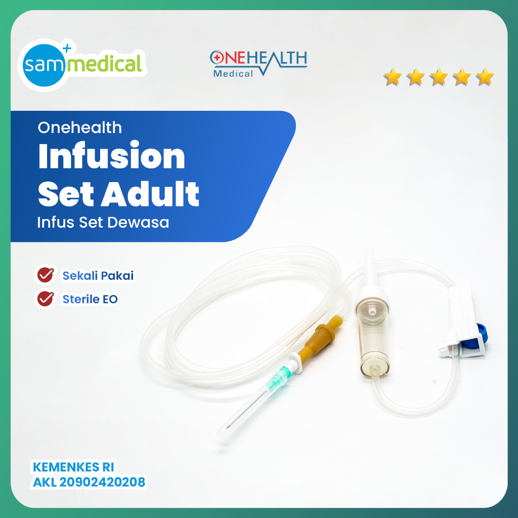 Jual Onehealth Infusion Set Adult / Infus Set Dewasa / Selang ...